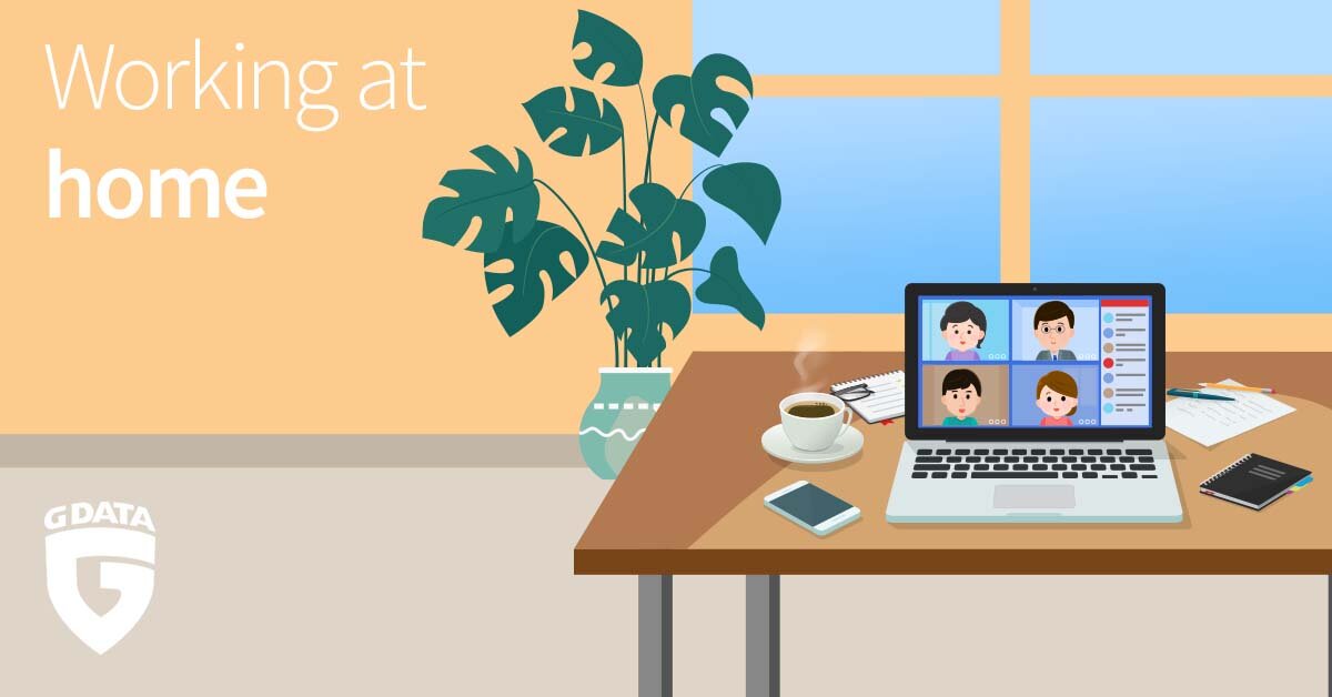 Working at home | G DATA