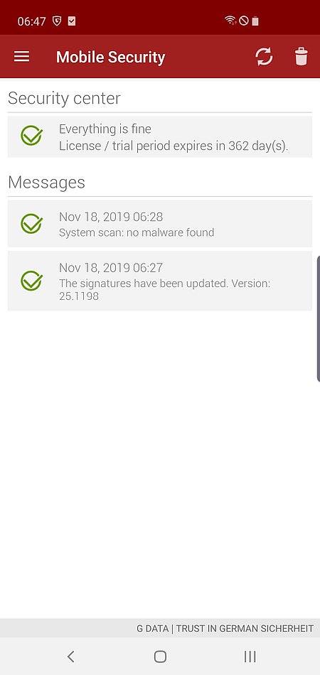 Mobile Security for Android – made in Germany | G DATA
