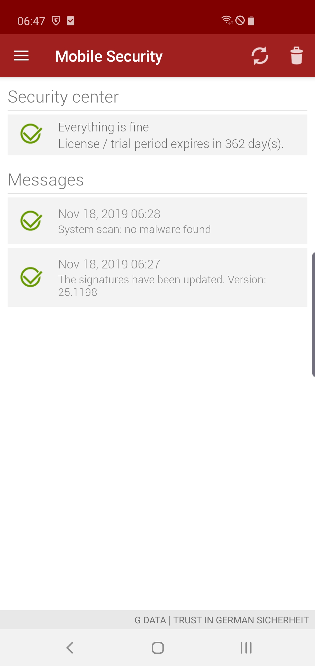 Mobile Security for Android – made in Germany | G DATA